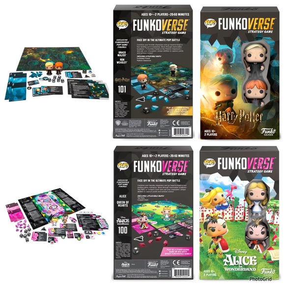 Funko | Toys | Funko Verse Funko Pops Strategy Games Harry Potter Alice ...